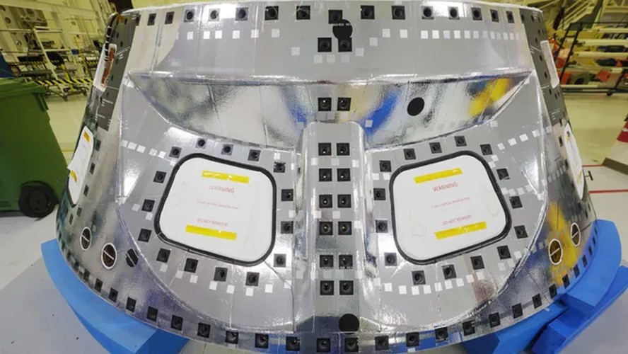 Nasa divulga fotos inéditas de Orion nave que levará humanos à Lua