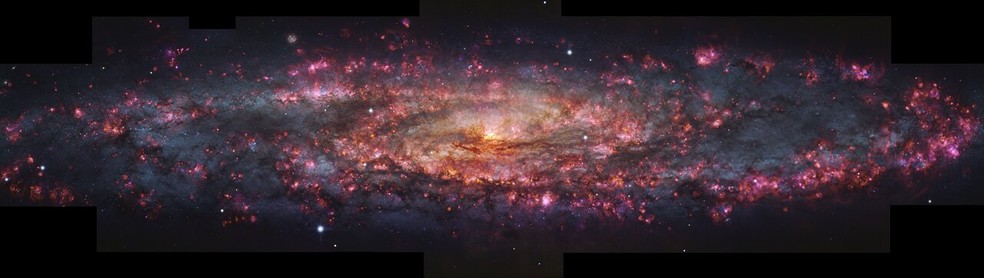 Imagem mais detalhada de uma galáxia revela milhares de cores no espaço