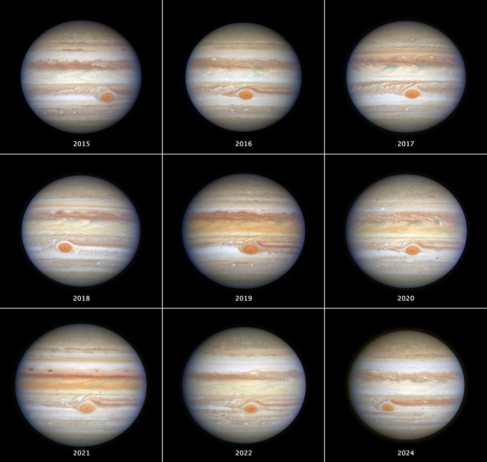 Como Saturno, Júpiter e outros planetas mudaram nos últimos 10 anos ...