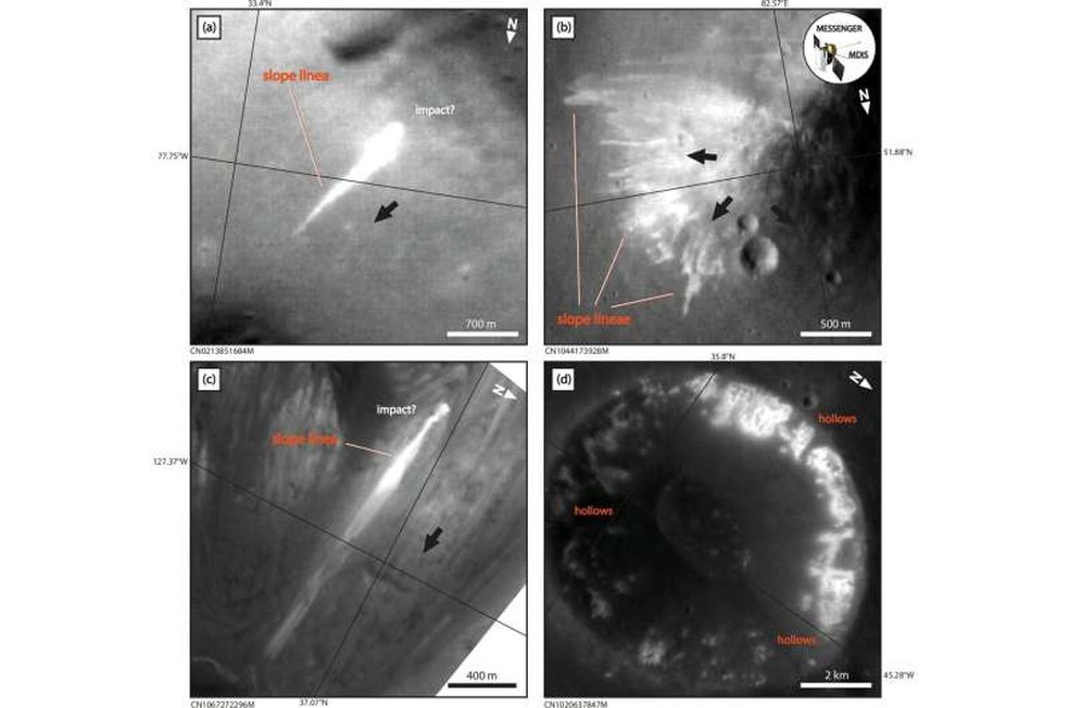 “Está vivo!”: Mercúrio mostra sinais inéditos de que é geologicamente ativo