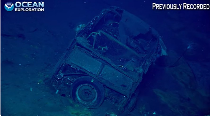 Carro intacto é encontrado no interior de navio naufragado da 2ª Guerra ...