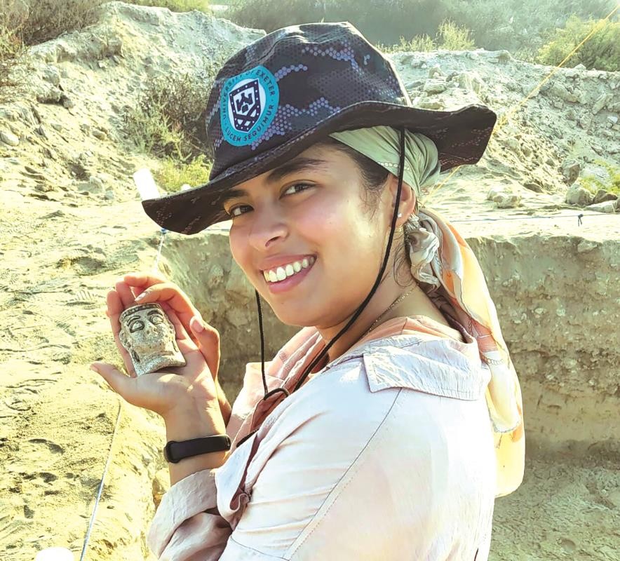 Máscara rara de 3.300 anos é descoberta em local de sepultamento no Bahrein