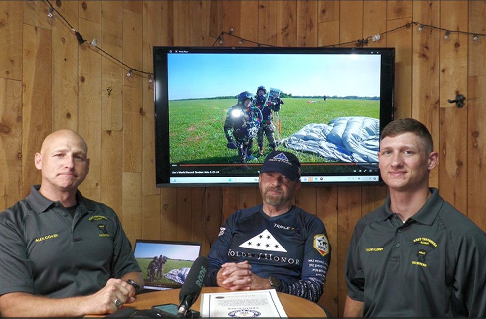 Americano perfura os tímpanos ao realizar o maior salto duplo da ...