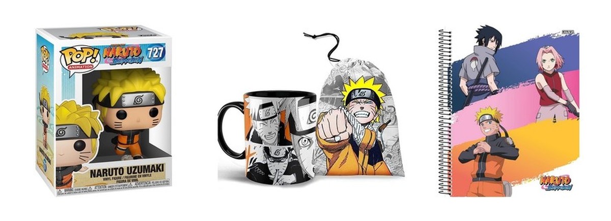 Ideias de presente Naruto: 6 itens para os fãs do famoso mangá