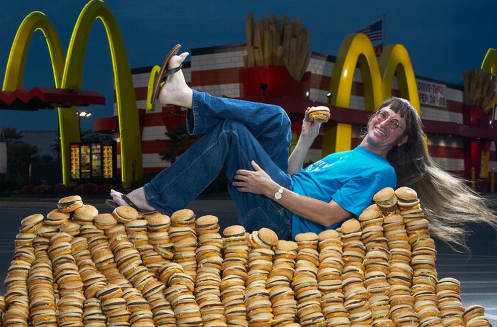 Americano come Big Macs diariamente; foram mais de 35.000 lanches desde ...