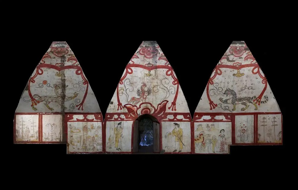 Arqueólogos descobrem tumba na China com pinturas da dinastia Tang