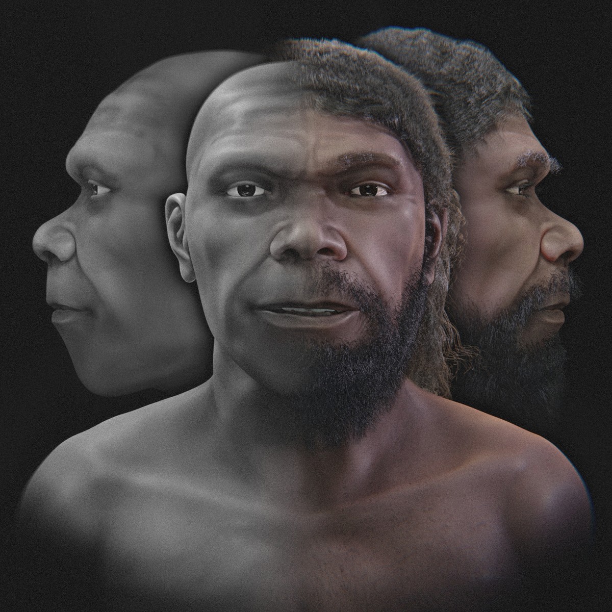 Rosto de Homo sapiens mais antigo já descoberto é recriado em 3D