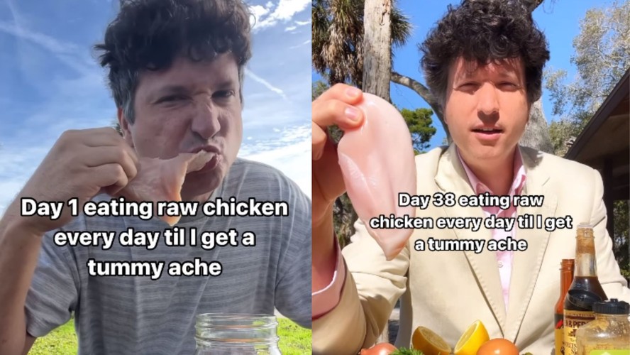 Como influencer fez "dieta de frango cru" e não adoeceu? Médica ...
