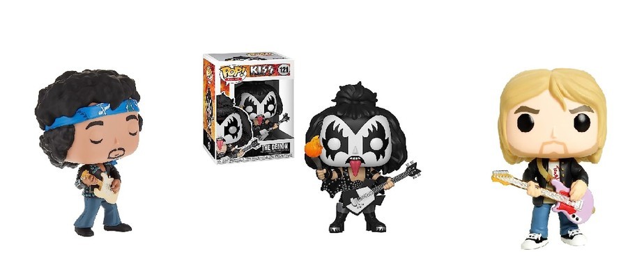Rock: 7 Funko Pops de artistas para quem é fã do gênero musical