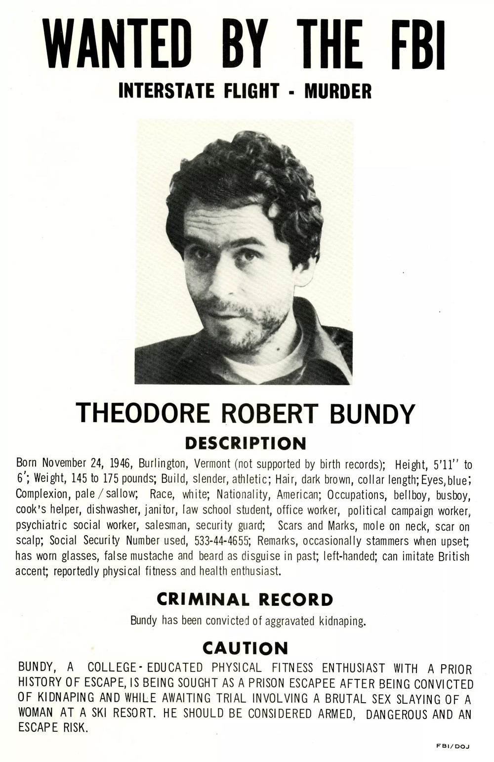 Conheça Ted Bundy, serial killer que usava o charme para atrair vítimas