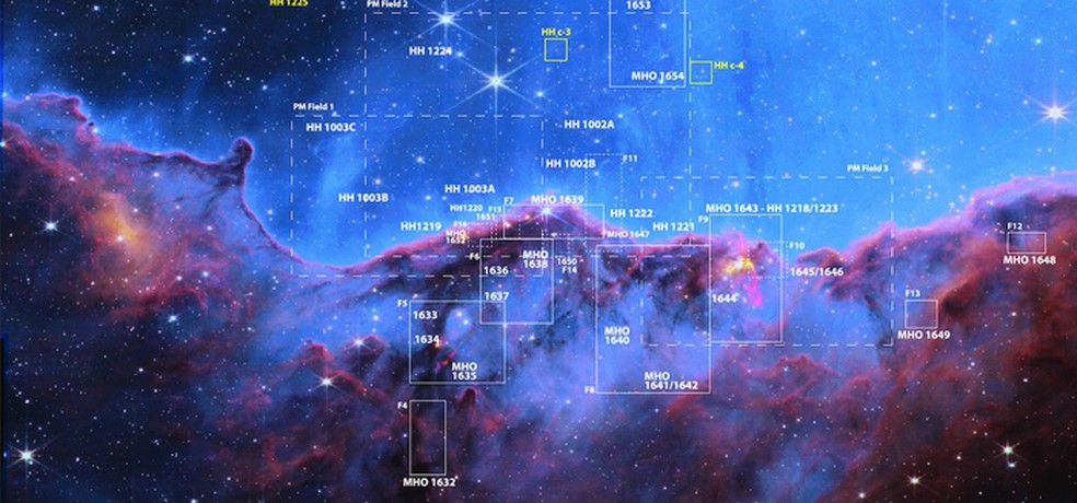 Estrelas inéditas são detectadas em uma das primeiras imagens do James Webb