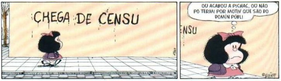 “Voltando a Ler Mafalda”: 6 tirinhas que refletem o contexto dos anos ...