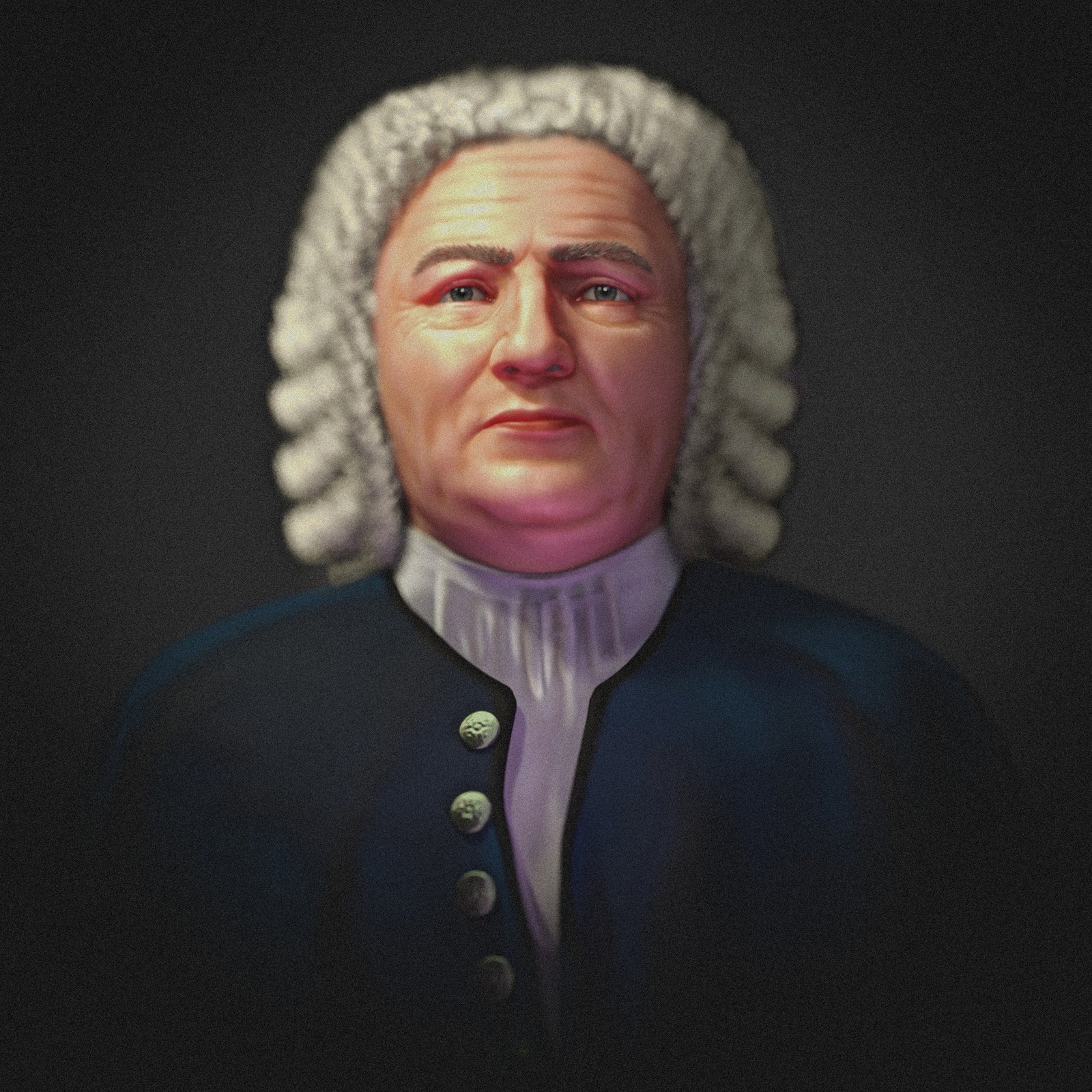 Recriado em 3D o rosto de Bach, compositor morto no século 18 ...